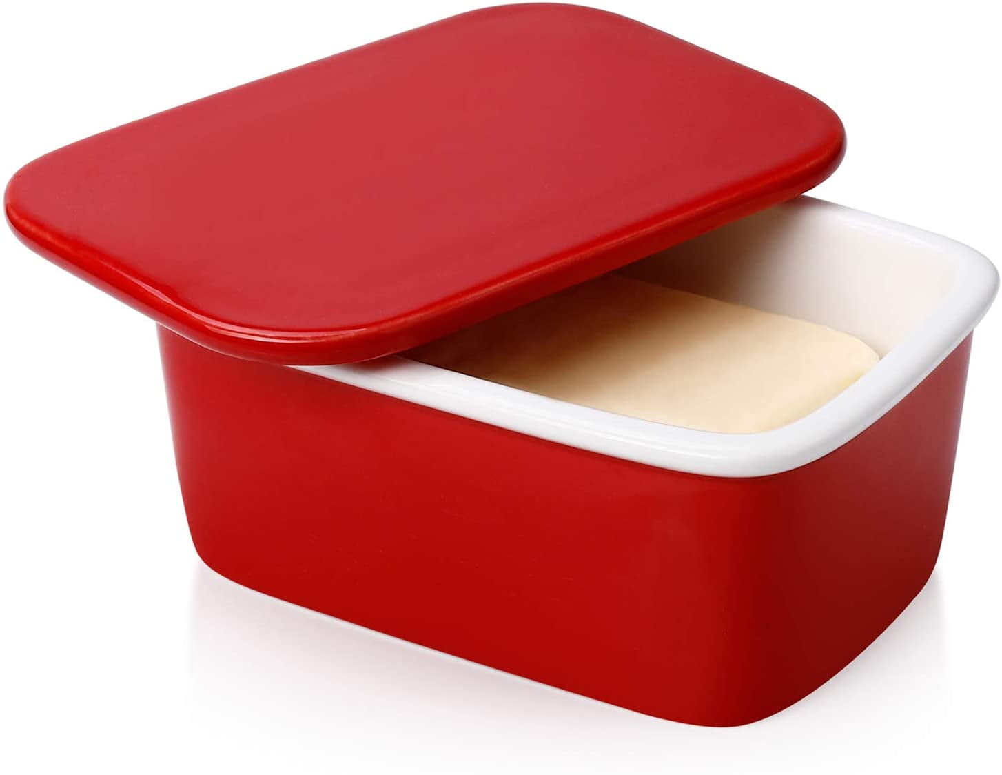 IGUOHAO 320 101 Butter Dish With Lid Perfect For 2 Sticks Of Butter iguohao-320-101-butter-dish-with-lid-perfect-for-2-sticks-of-butter