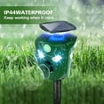Solar Powered Ultrasonic Animal Repeller Waterproof Outdoor, iMounTEK ...