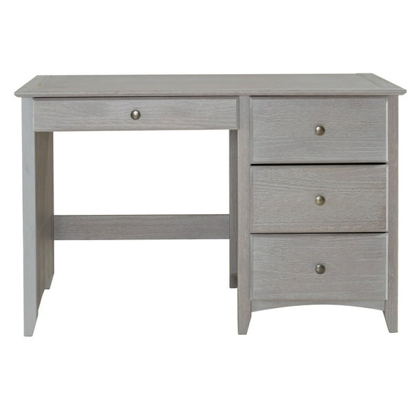 Shaker Style Writing Desk - 4 Drawers - Multiple Finishes - Walmart.com