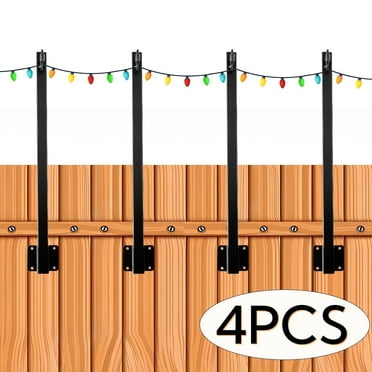 AILBTON 4 Pack Suspension Outdoor String Light Poles for Outside String ...