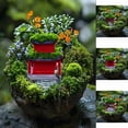 Sculptures & Statues Garden Bridge Pavilion Rockery—Japanese Zen Bridge ...