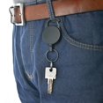 Anti-theft Retractable Keychain Retractable Hook Keychain Stainless ...