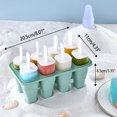 Hariumiu Kitchen Ice Cream Tray Foldable Duplex Shapes with Ice-cream ...