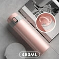 AUDeals 16 oz / 500ml Insulated Stainless Steel Travel Mug, Thermal ...