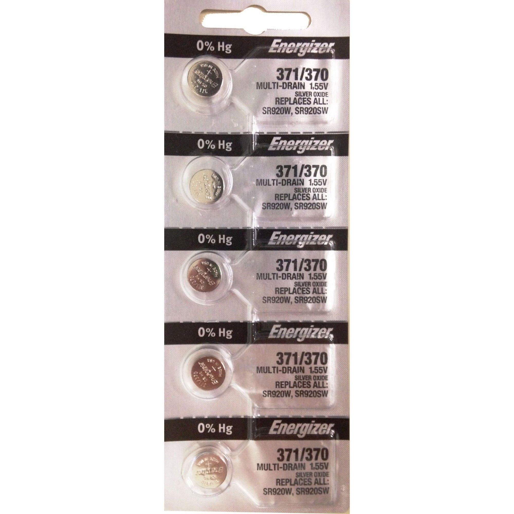 Click here for 5 Pcs Energizer 370 371 Watch Battery Sr920w  Sr92... prices