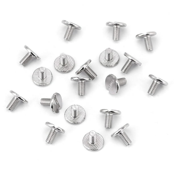 Remaches de latón, 20 piezas/juego Remaches planos roscados de latón ...