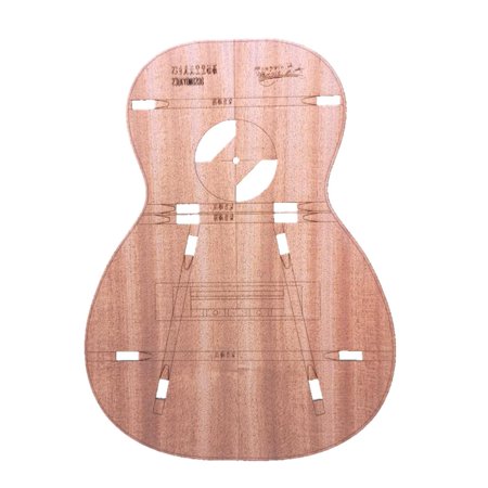 23inch Wood Ukulele Body Template Small Four-string Guitar Making Shape ...