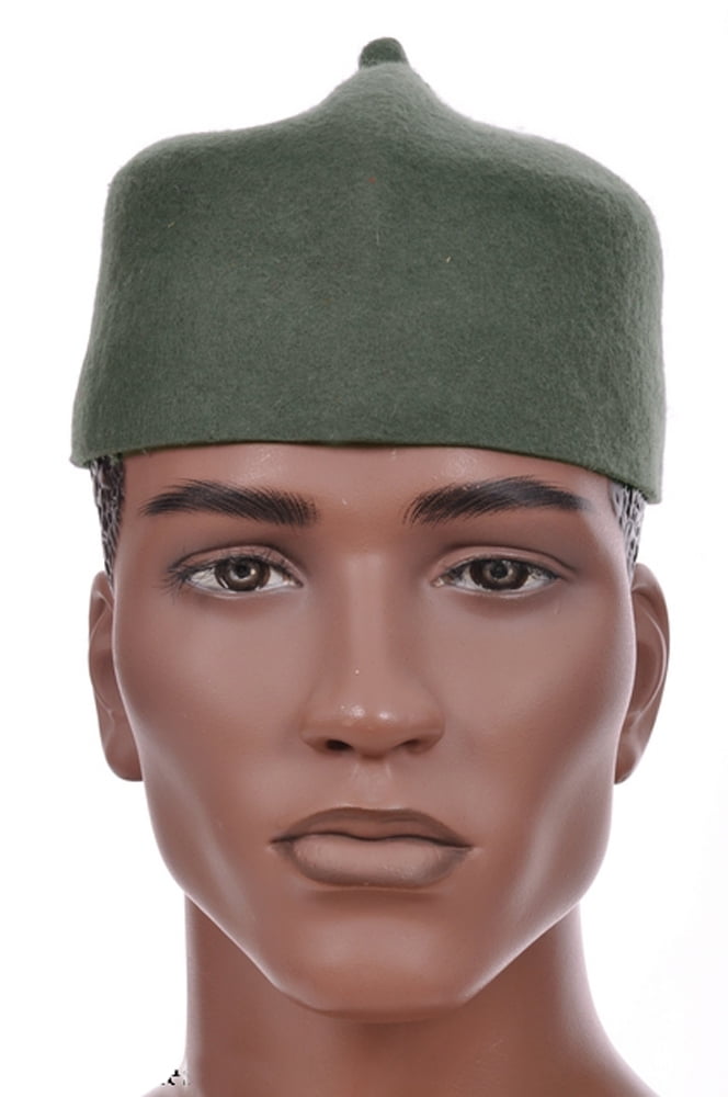 Grey Nigerian Igbo Ozo Cap African Hat - Walmart.com