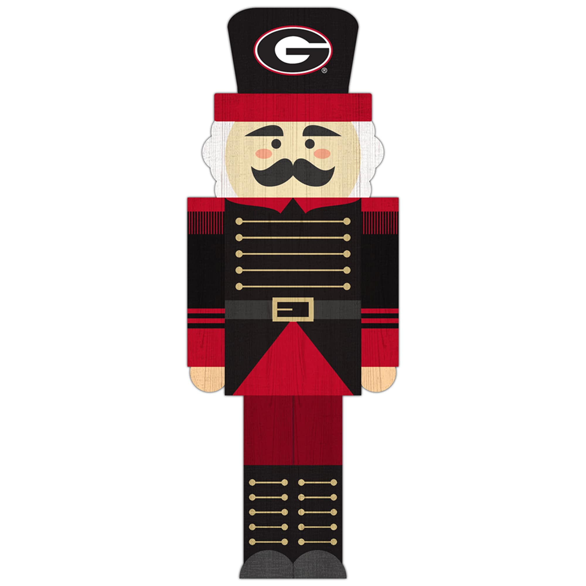 Georgia Bulldogs 31'' Nutcracker Leaner - Walmart.com