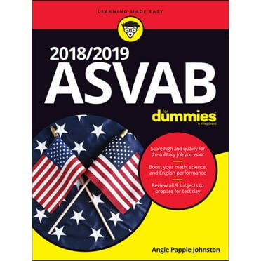 ASVAB Afqt for Dummies : Book + 8 Practice Tests Online (Edition 3 ...