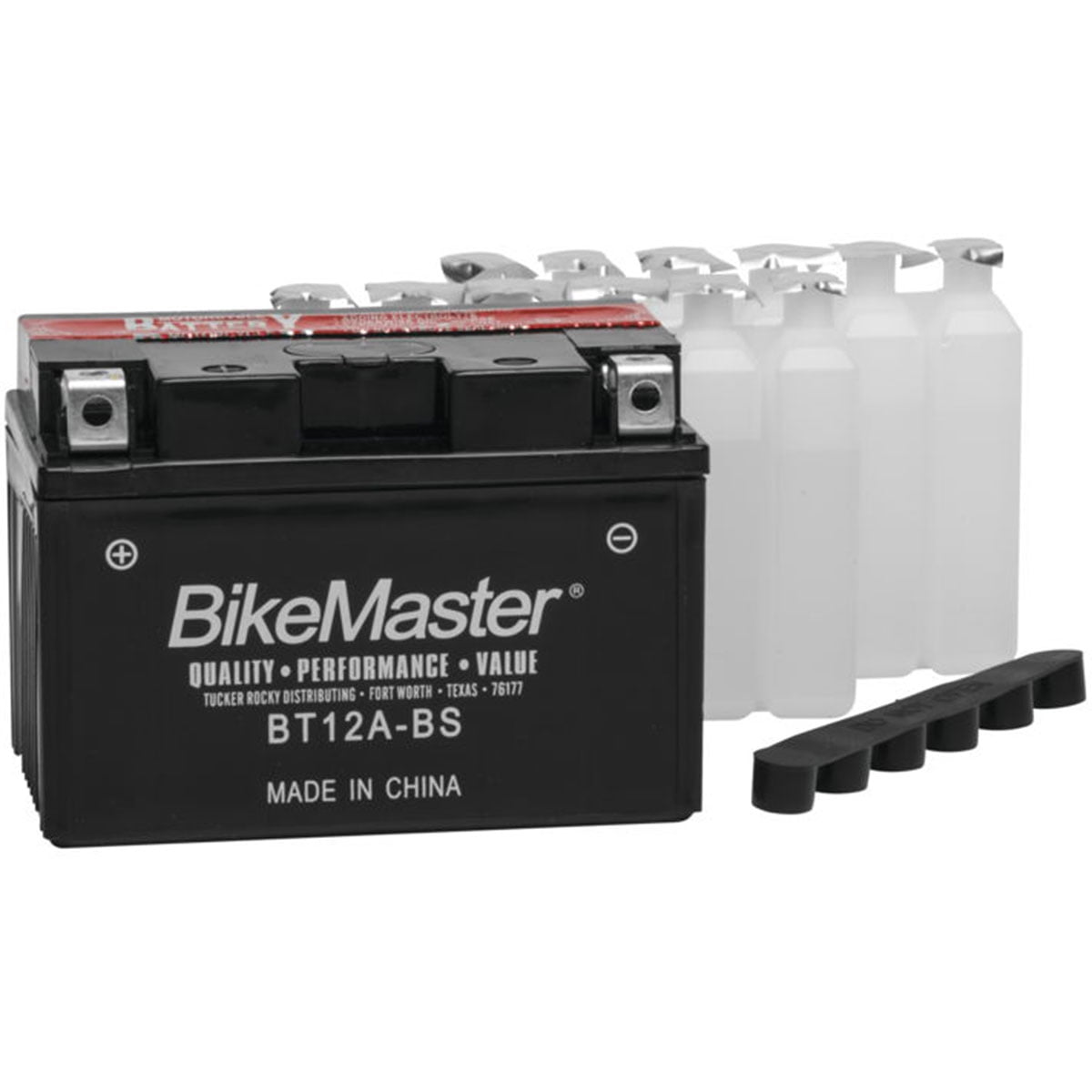 BikeMaster Maintenance Free Batteries Compatible for Street BT12A-BS ...