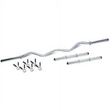 Marcy Impex Gym Bar Weights Workout: Standard Curl Bar/Dumbbell Handle ...