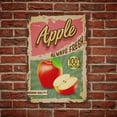 Apple Always Fresh Tin Sign Vintage Metal Poster Living Room Bar Man ...