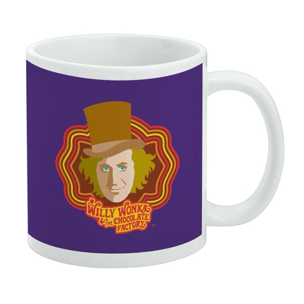 Willy Wonka and the Chocolate Factory Willy Wonka White Mug - Walmart ...