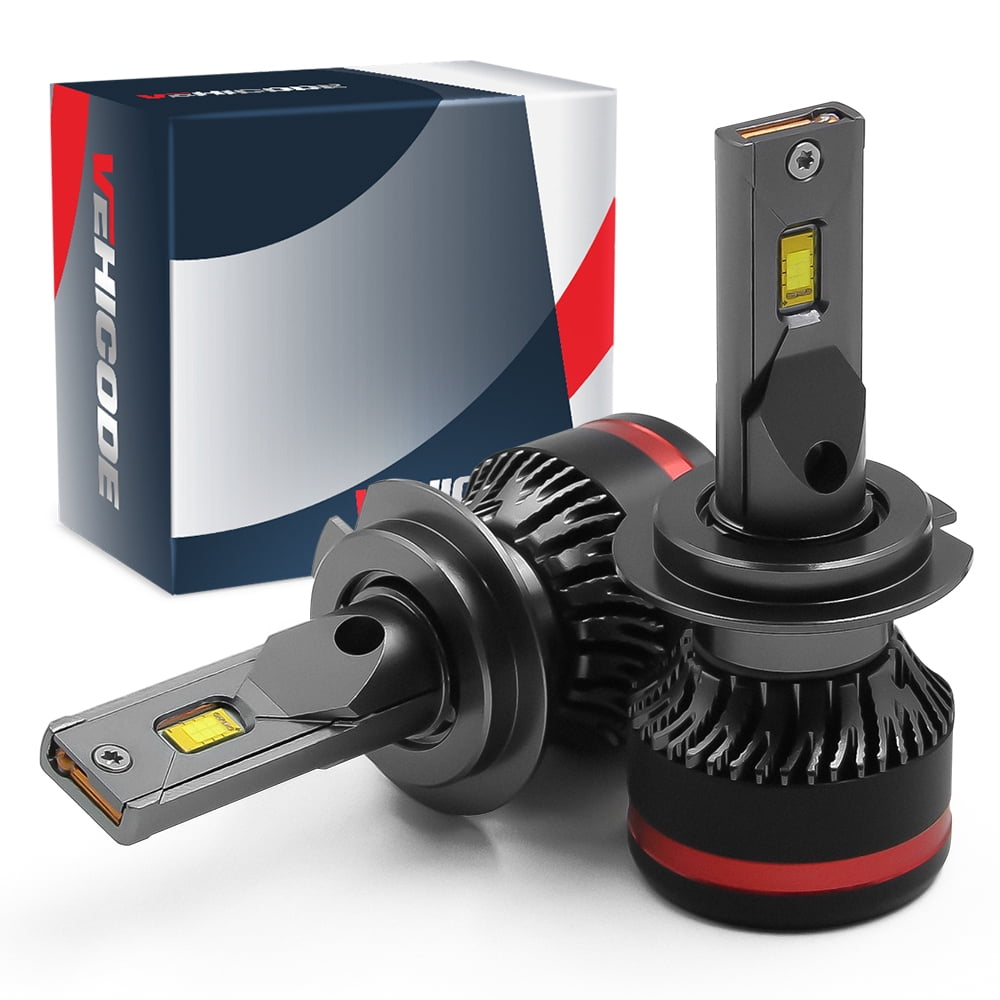 VEHICODE H7 H7LL LED Headlight Bulb CANBus Error Free High Low Beam Fog ...