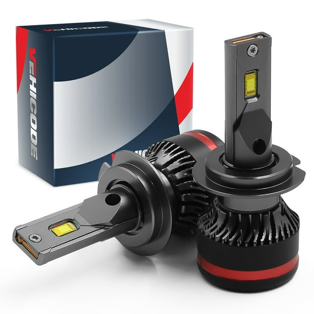 VEHICODE H7 H7LL LED Headlight Bulb CANBus Error Free High Low Beam Fog ...