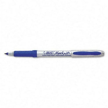 BIC Marking Ultra-Fine Tip Permanent Marker, Deep Sea Blue, Dozen ...