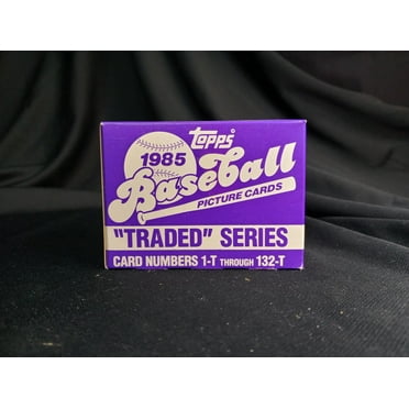 MLB 1986 Topps Baseball Traded Series - Set of 132 Cards - Walmart.com