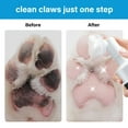 Waterless Dog Paw Cleaner Foam with Silicone Brush - No-Rinse Paw ...