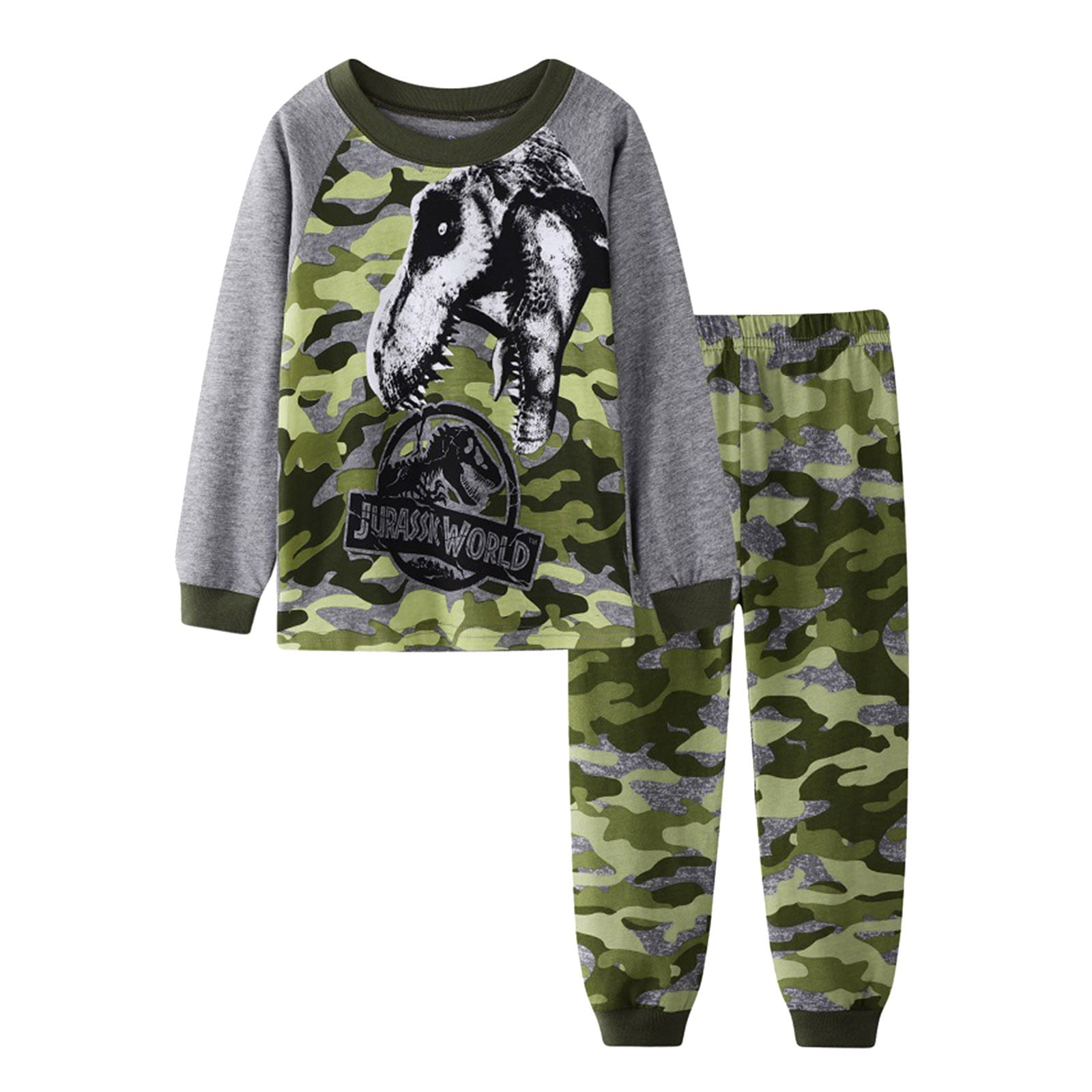 Click here for Hiiyo Little Boys Pajamas Snug-Fit Long Sleeve Top... prices