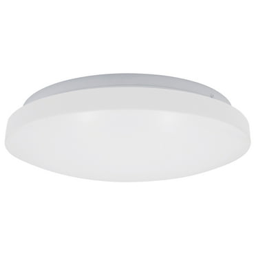 Maxxima 7.5 in. LED Disk Light, Ceiling Fixture, Warm White 3000K, 900 ...