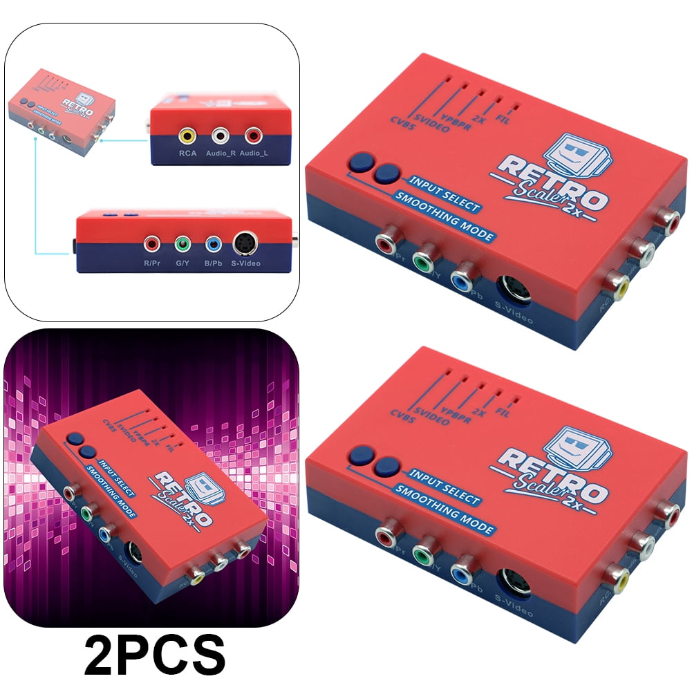 Convertidor RetroScaler2x HD Btafrte AV a HD Rojo | Bodega Aurrera en línea
