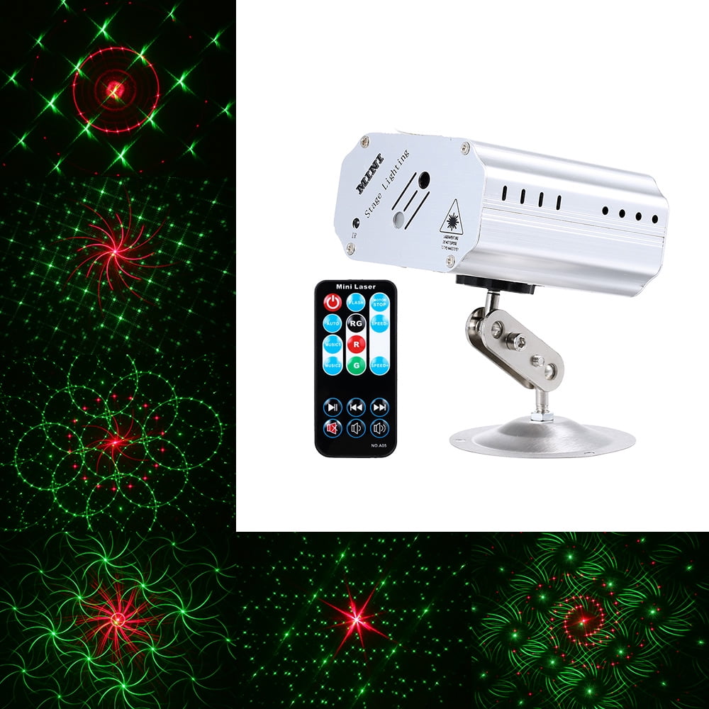 AC100-240V 1W Mini Stage Lamp Lighting Fixture Supported Sound ...