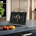 Westcharm Metal Kitchen Cookbook Display Stand, Recipe Book and iPad ...