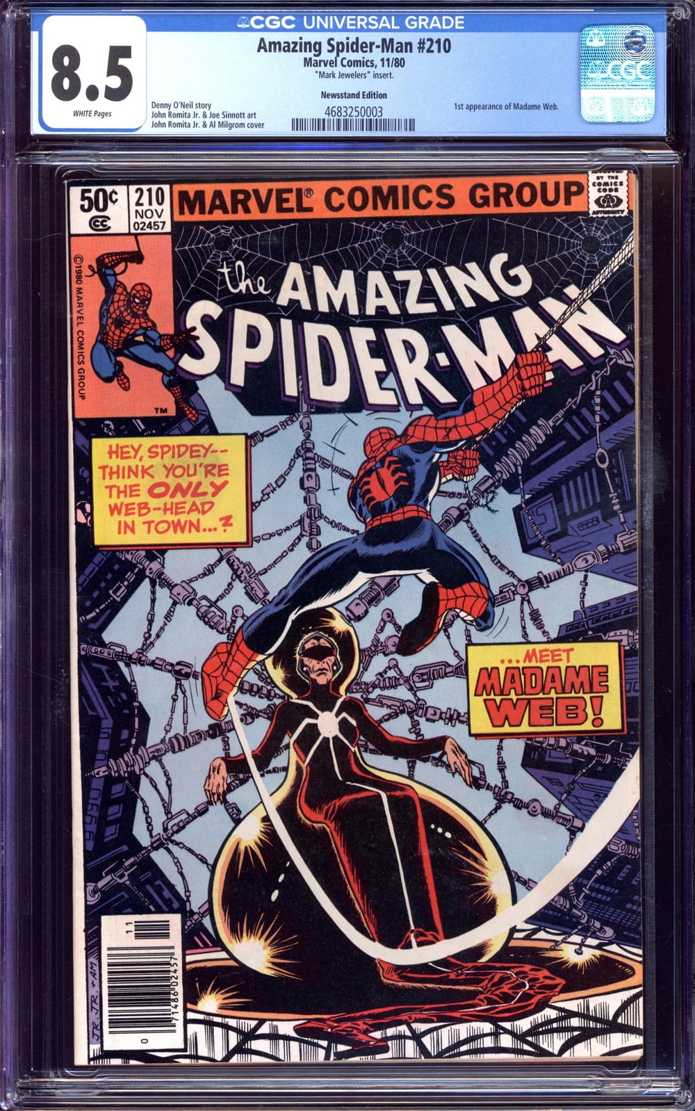 Amazing Spider-Man #210 - CGC 8.5 Comic Book - Walmart.com