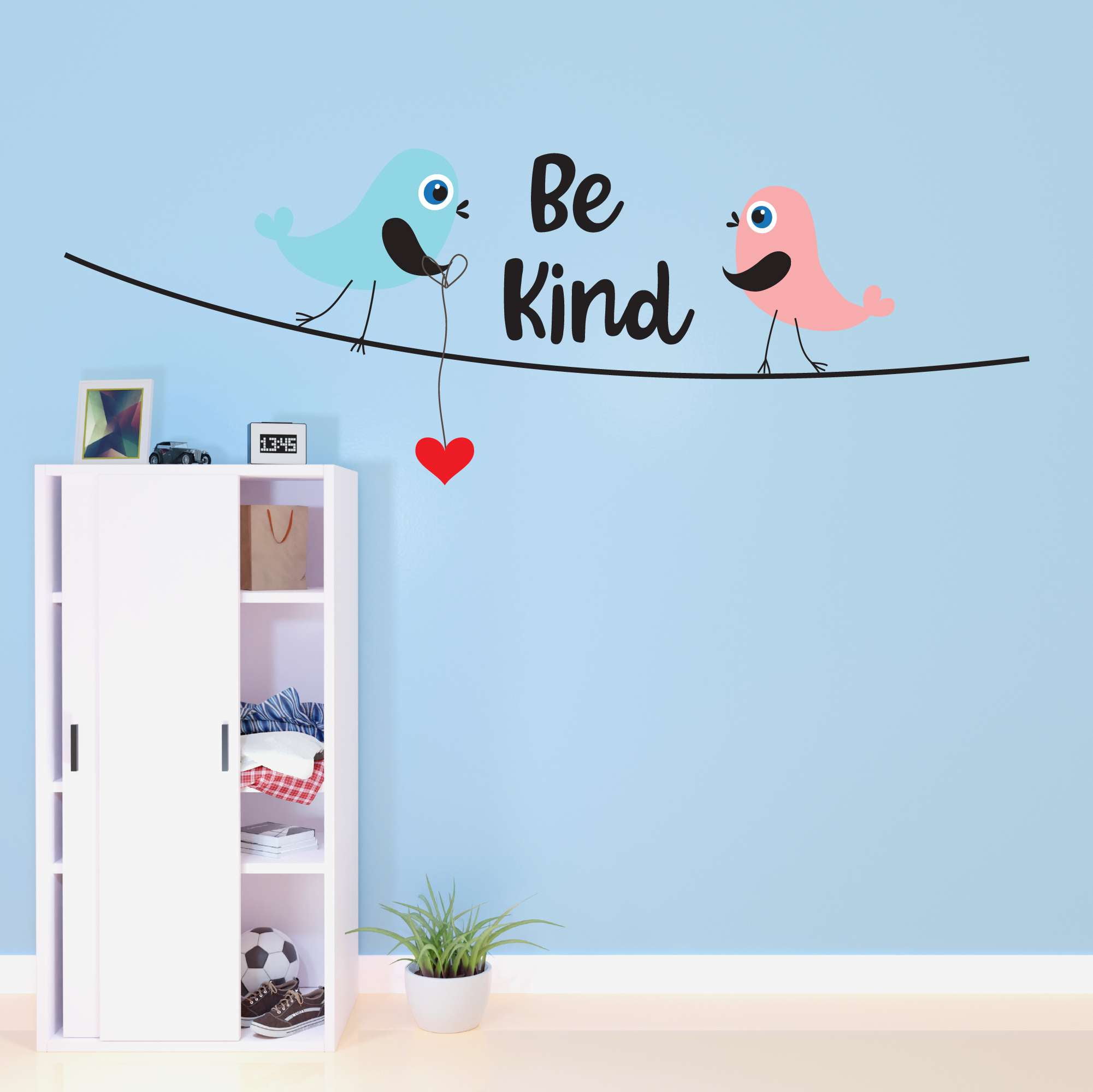 Children Be kind Cute Cartoon Wall Decal Decoration Kindness ...