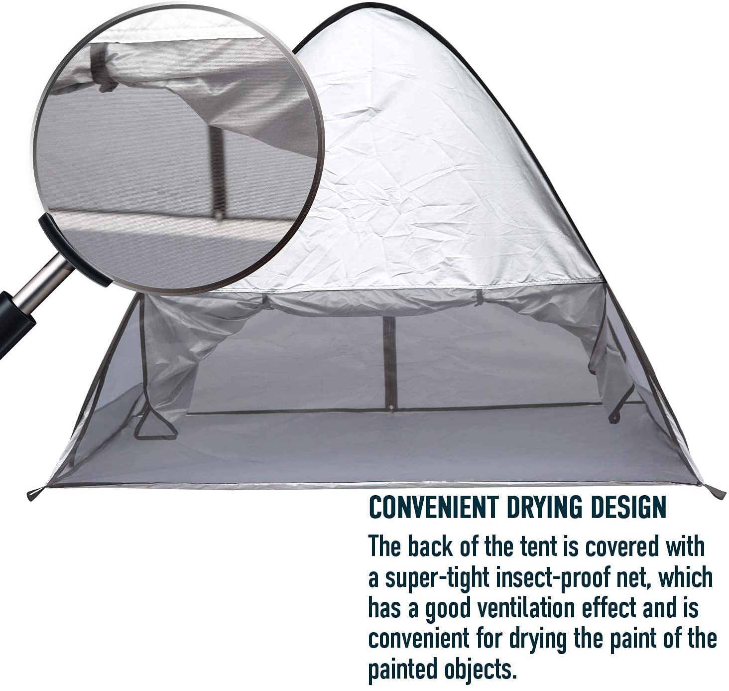 Sewinfla Pop Up Spray Paint Booth Spray Shelter Portable Paint Booth ...