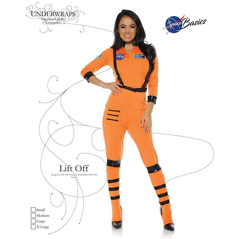 Underwraps Womens Lift Off Astronaut Costume