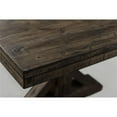 Pemberly Row Transitional Wood Dining Table in Walnut Chestnut ...