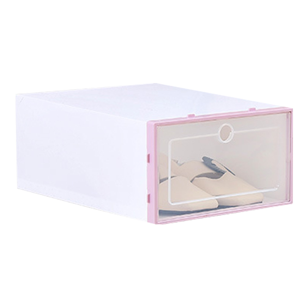 Shoes Box Transparent Drawer Case Plastic Shoe Boxes Stackable Storage ...