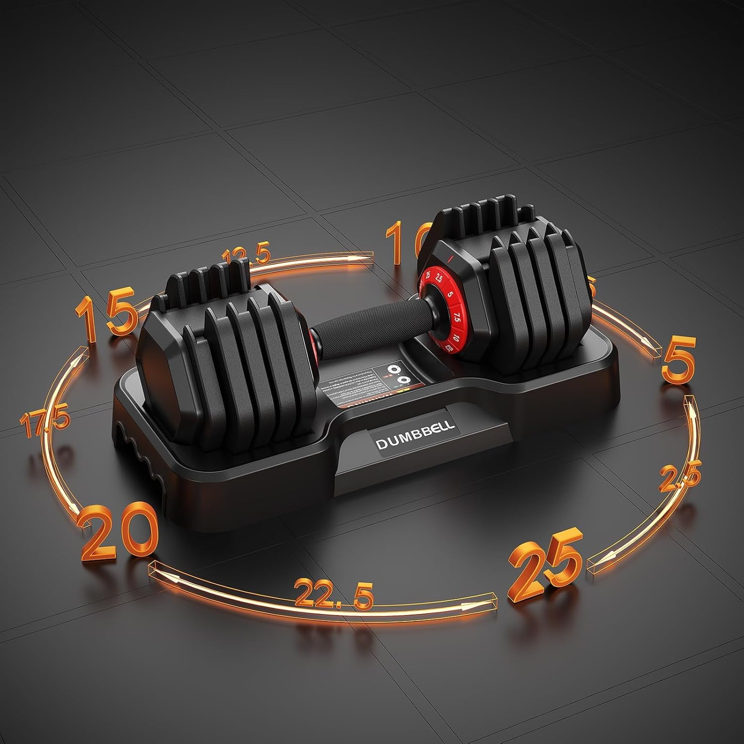 Click here for Glorystar Set Of 2 Adjustable Dumbbells 25 Lbs  Qu... prices