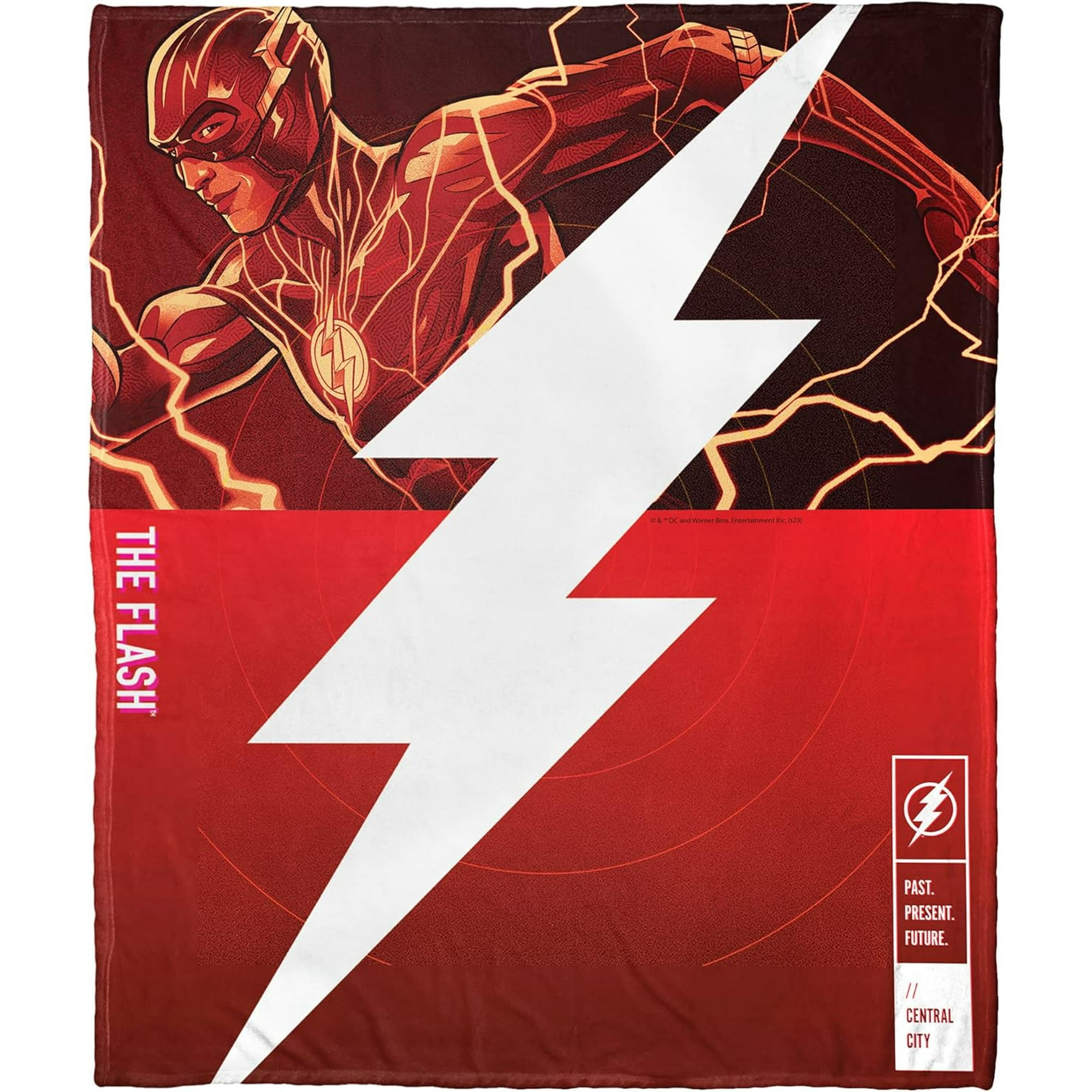 Click here for Kljhyu Dc - The Flash Silk Touch Throw Blanket  50... prices