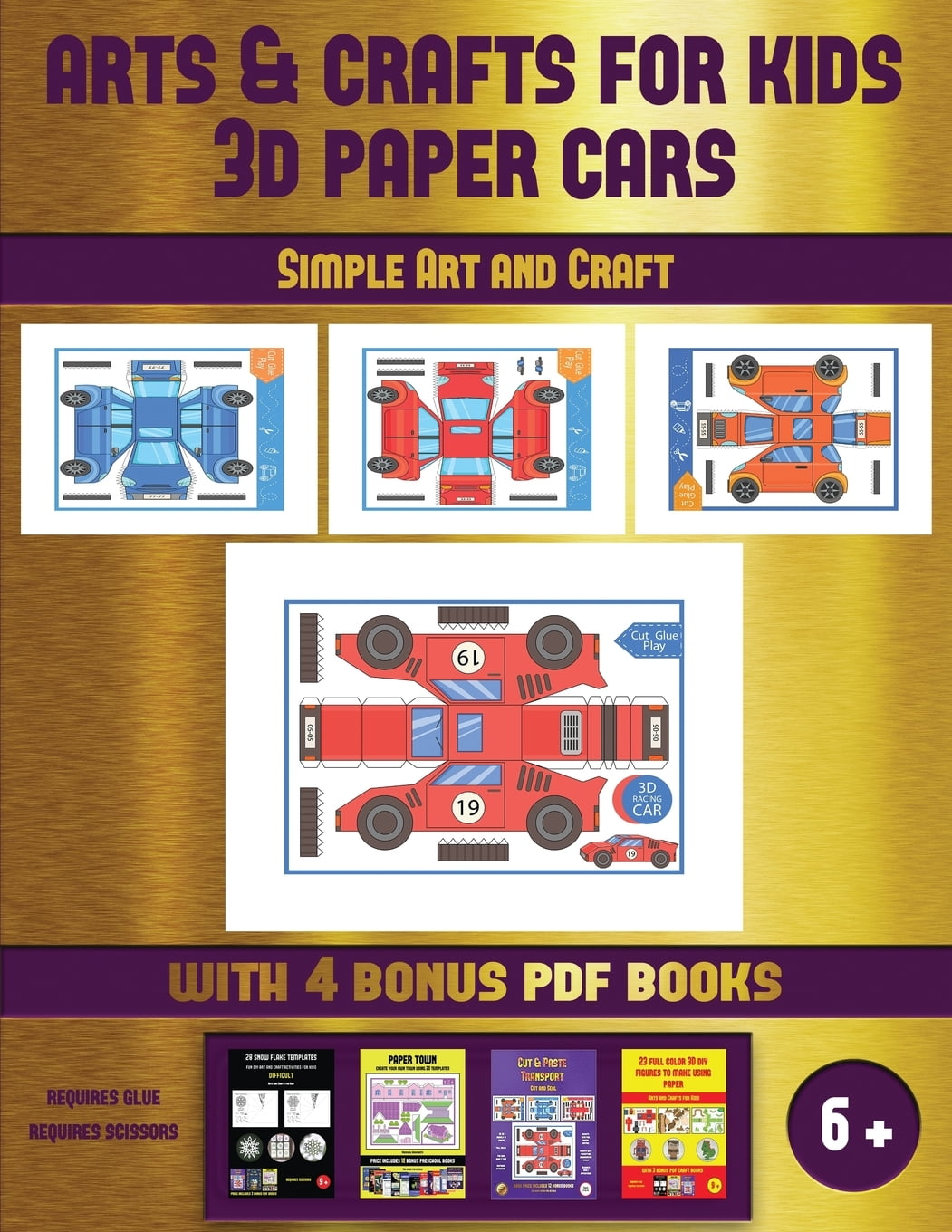 Simple Papercraft Car Templates