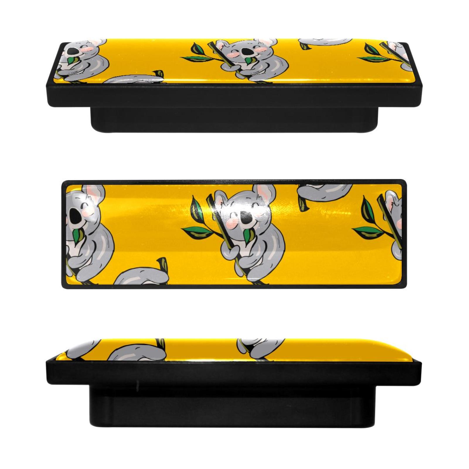 4 Pcs Rectangle Cabinet Handle Cupboard Knob Drawer Pulls Handle Koala ...