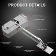 Quiet Spring Door Closers Adjustable Tension Self Closing Door ...