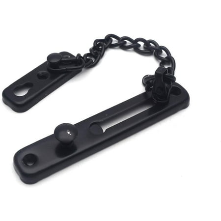 Stainless Steel Security Slide Bolt Door Chain Guard with Spring Anti ...