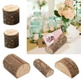 20Pcs Wood Name Card Holders Memo Holders, Table Number Holders Stands ...
