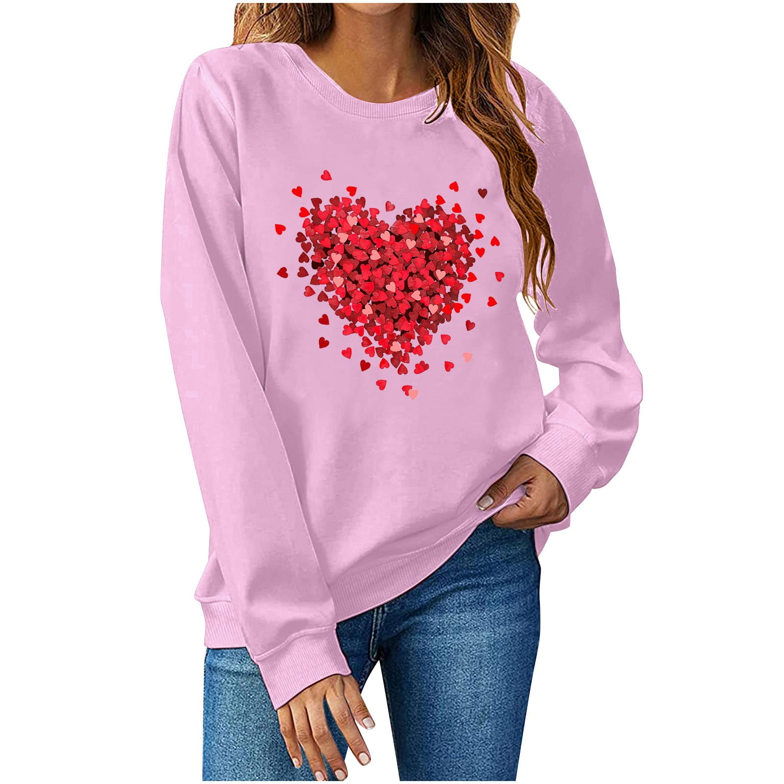 Click here for Lovzfmll Womens Long Sleeve Crew Neck Pullover  Va... prices