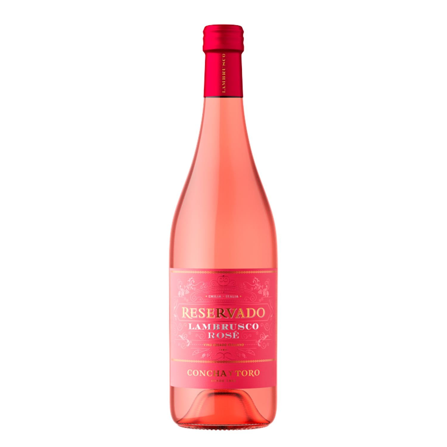 Pack de 2 Vino Rosado Reservado Lambrusco Rose 750 ml | Walmart en línea