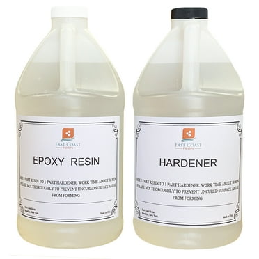 EPOXY Resin 1 Gallon Kit. (General Purpose) for Super Gloss Coating and ...