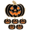 Set of 6 Metal Pumpkin Napkin for Fall Harvest, Thanksgiving & Table ...