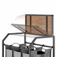 Trinity Heavy Duty 3-Bag Laundry Trolley with Large Rolling Sorting ...