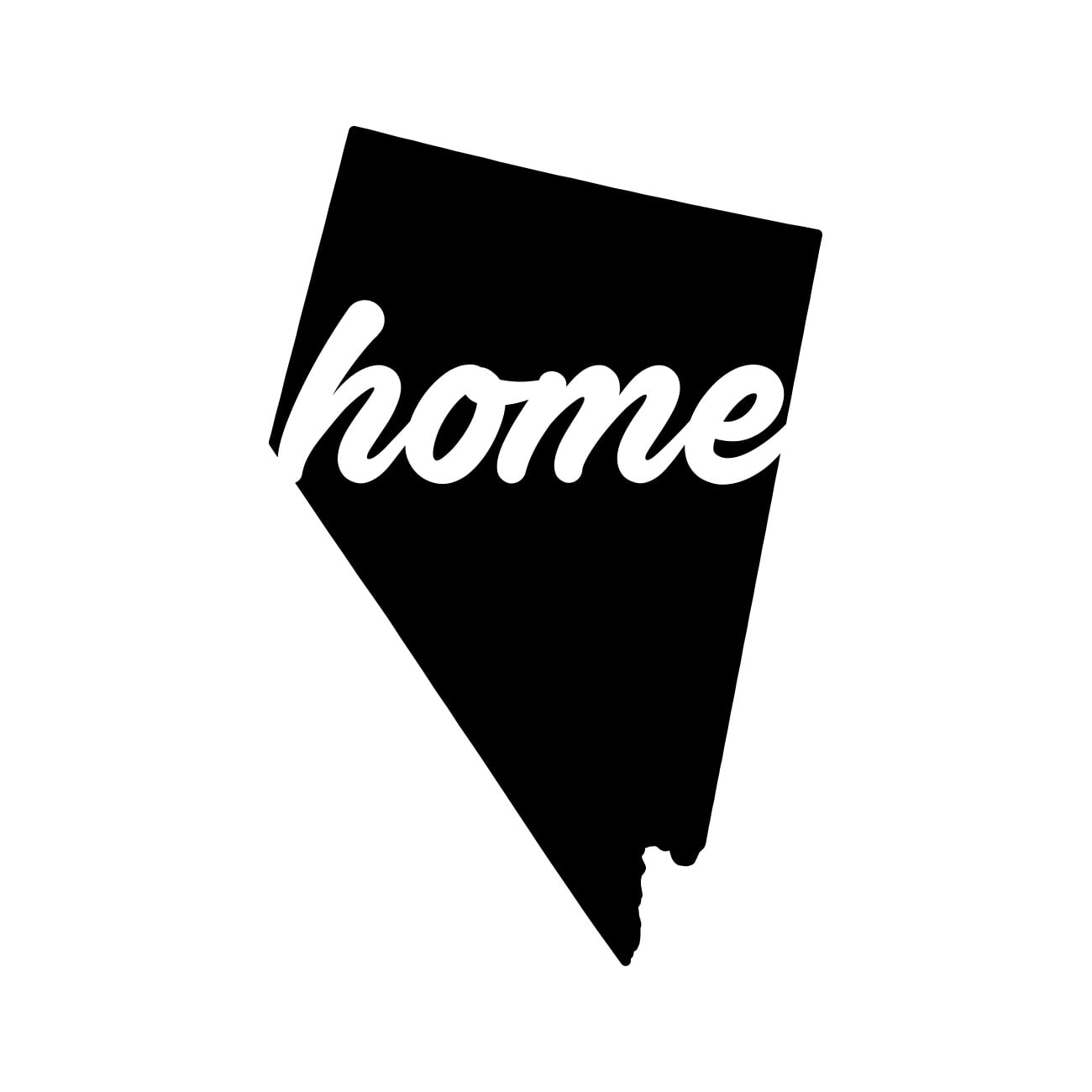 Nevada Home Sticker Decal Die Cut - Self Adhesive Vinyl - Weatherproof ...