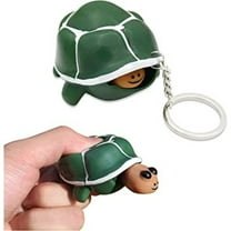 Turtle Squeeze Toy Turtle Squeeze Pops Out Head Keychain Pendant ...