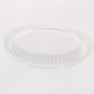 Pactiv Rose Pattern Plastic Cake Container 13", Black Base/Clear Lid ...