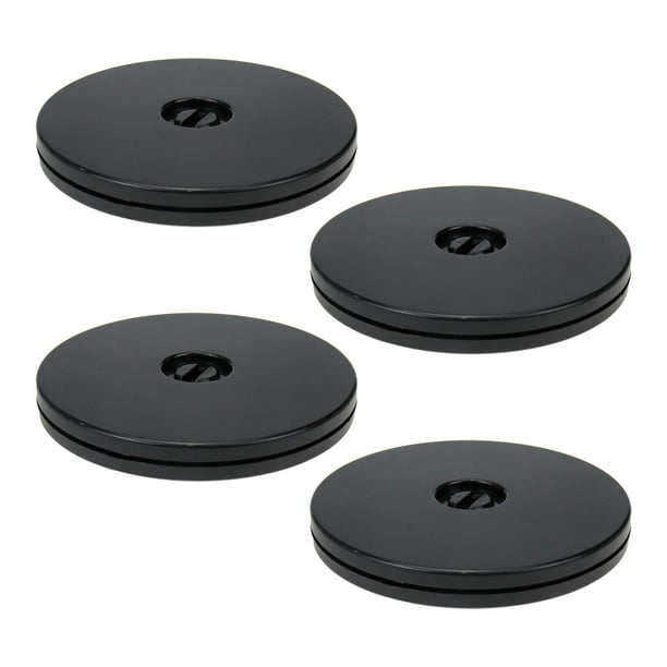 geesatis 4 Pcs Acrylic Lazy Susan 4 inch Turntable Organizer Rotating ...
